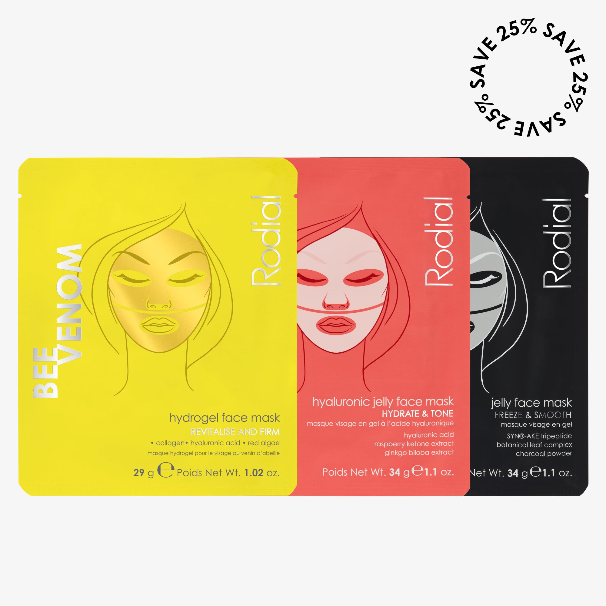 Hydrogel Face Mask Kit – Rodial